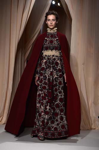 Valentino's clothes look like Game of Thrones in a good way