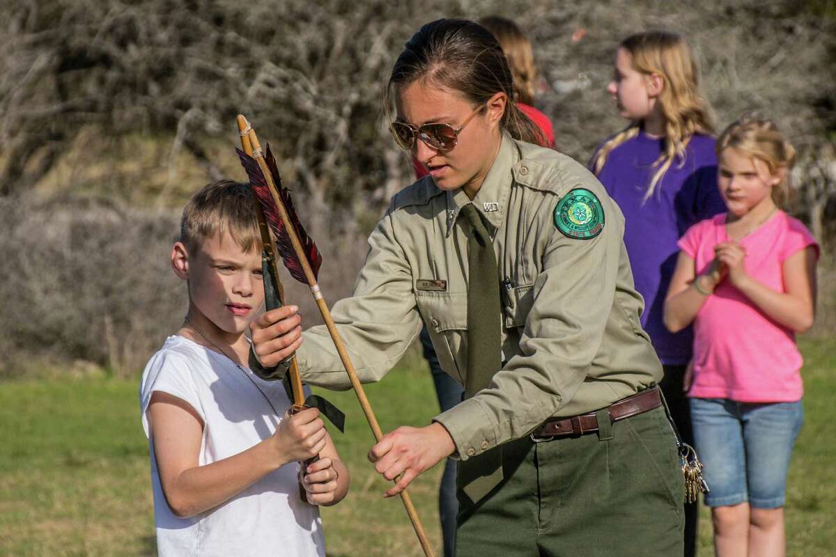 Atlatl class recalls point in history