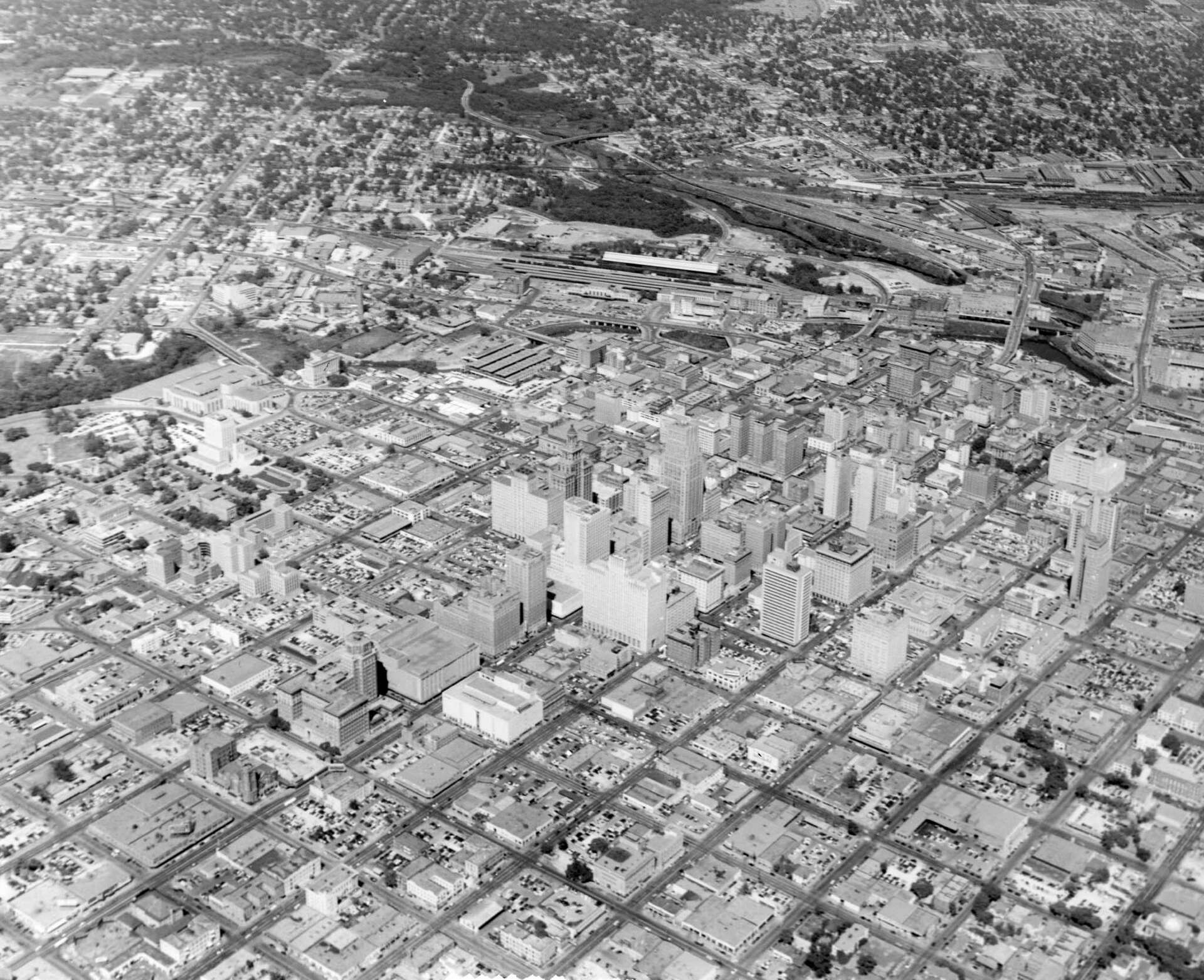 Return with us now to a different world: 1950s Houston