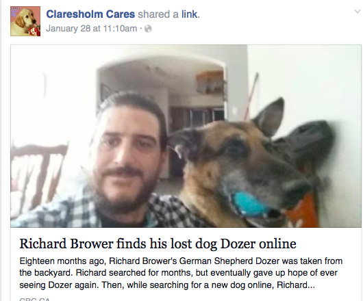 'Miracle' reunites owner with dog stolen 18 months ago