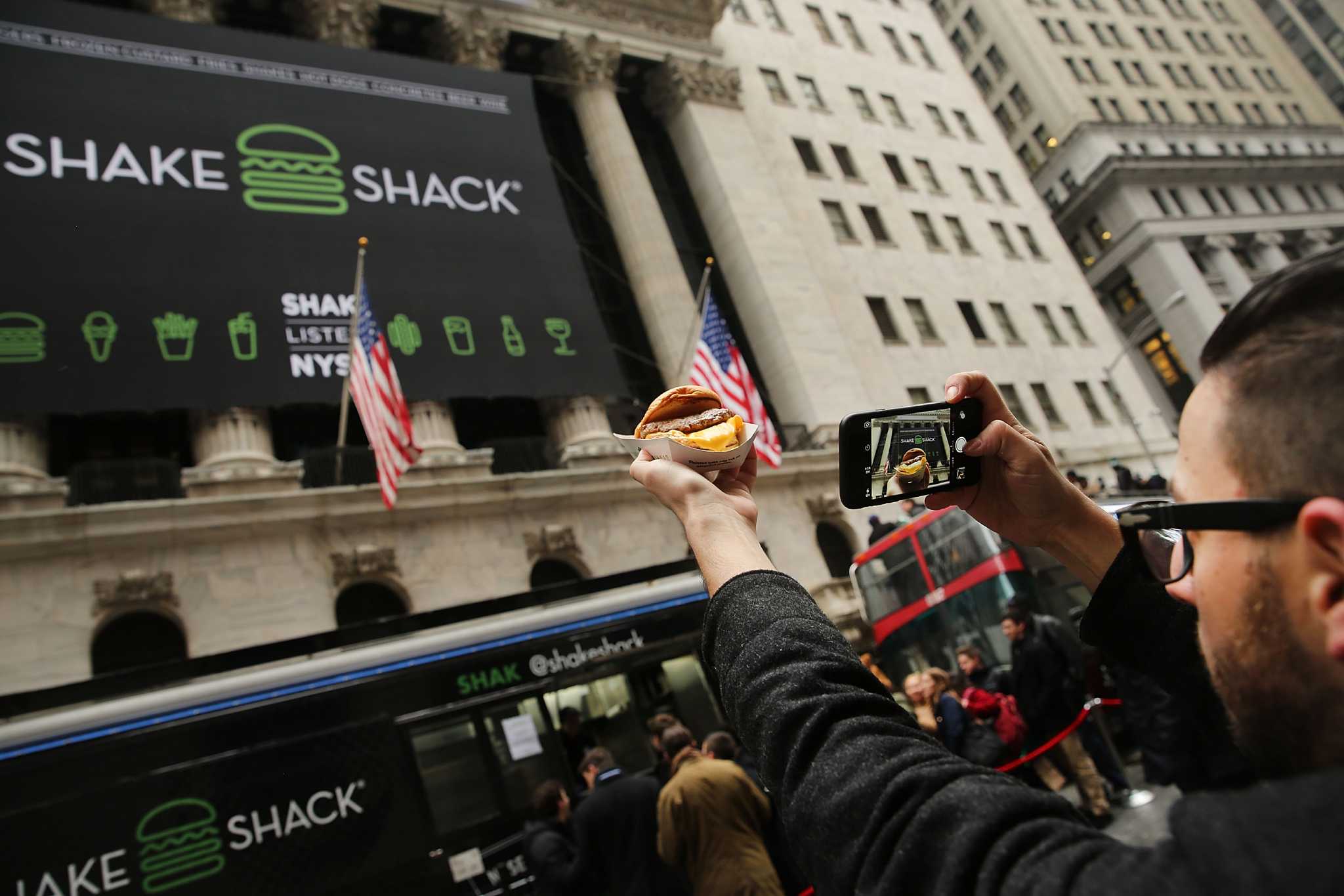 Shake Shack shares more than double on first day