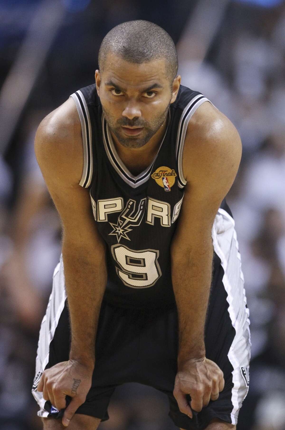 Tony Parker signing autographs, taking photos at Academy