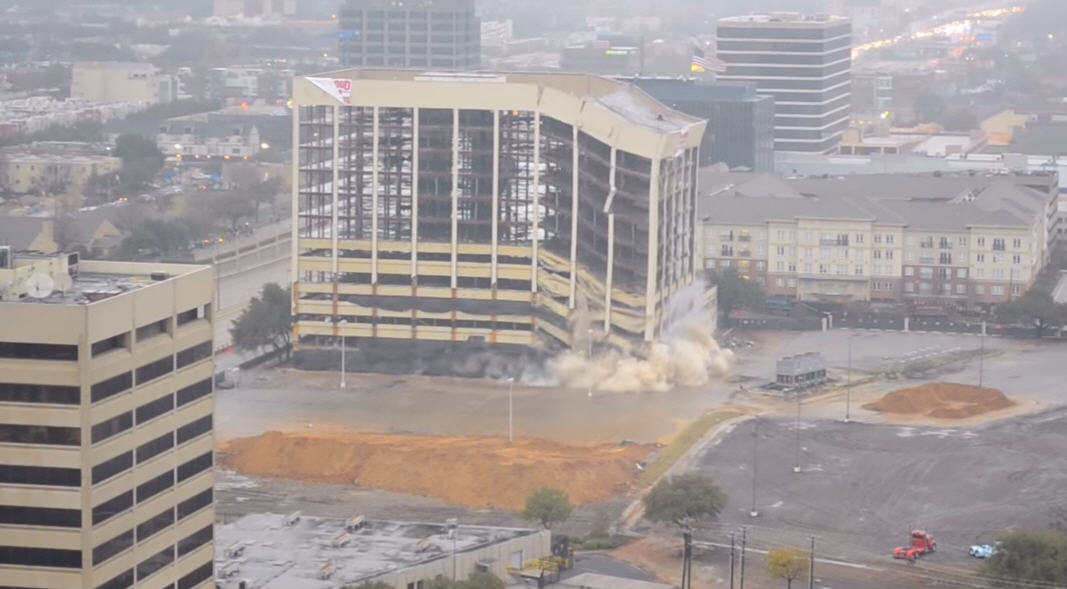 Former Xerox office tower imploded in Dallas