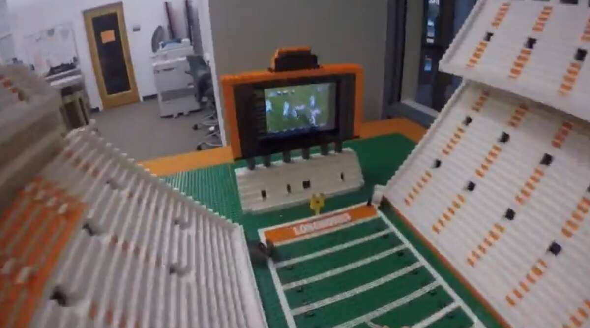Student builds University of Texas Tower entirely out of Legos