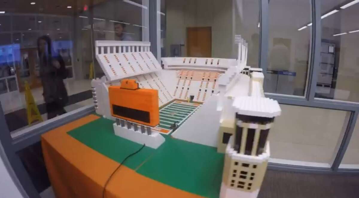 Student builds University of Texas Tower entirely out of Legos