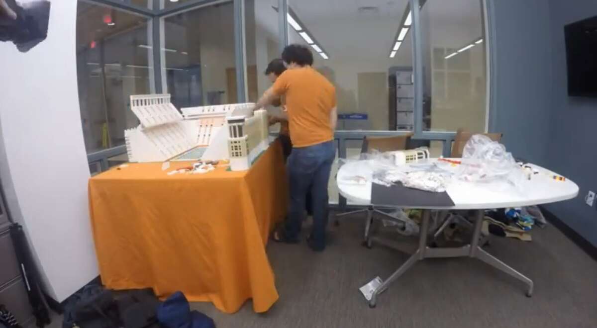 Student builds University of Texas Tower entirely out of Legos