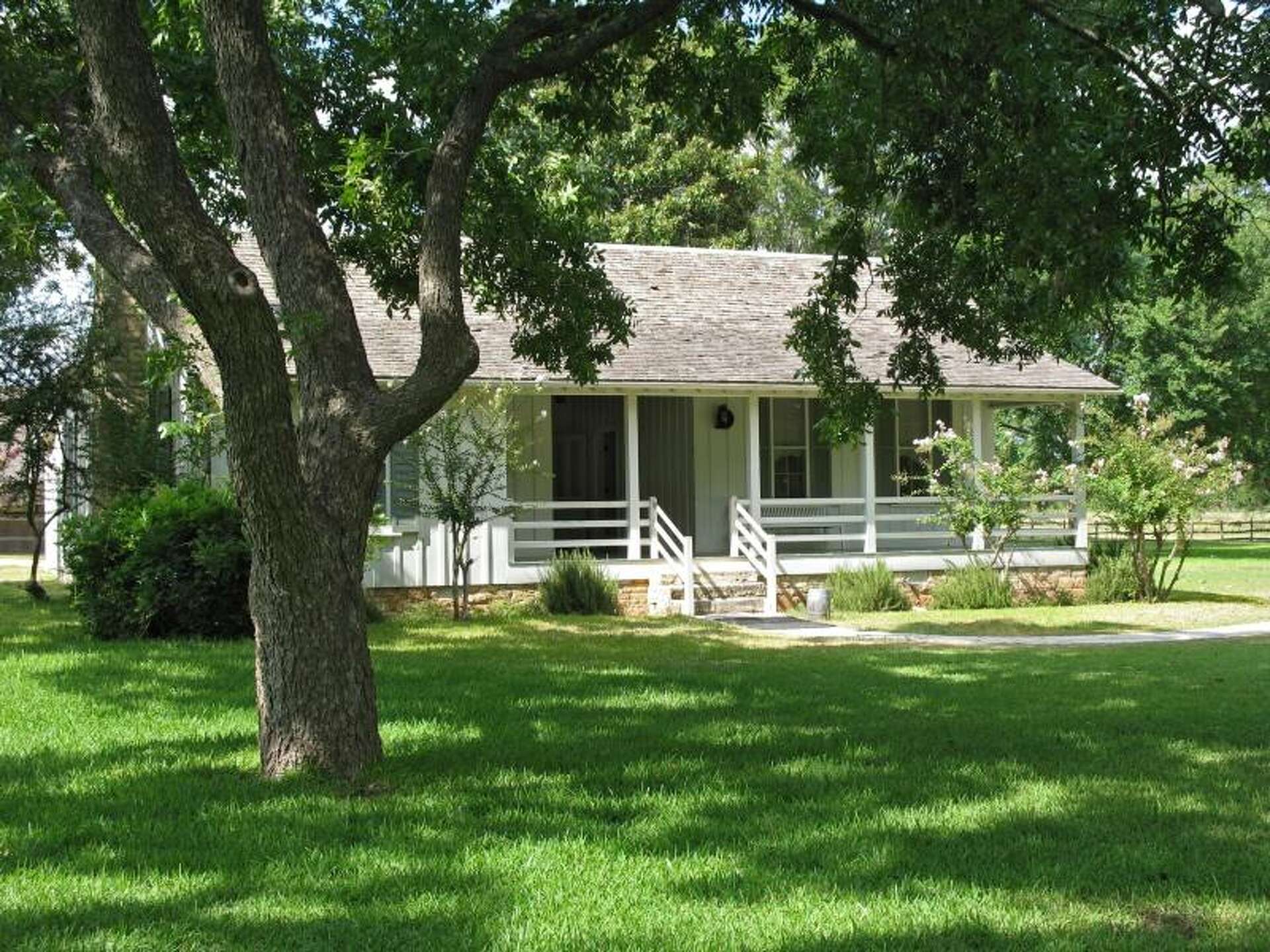 LBJ's century-old boyhood home restored, still standing strong after ...