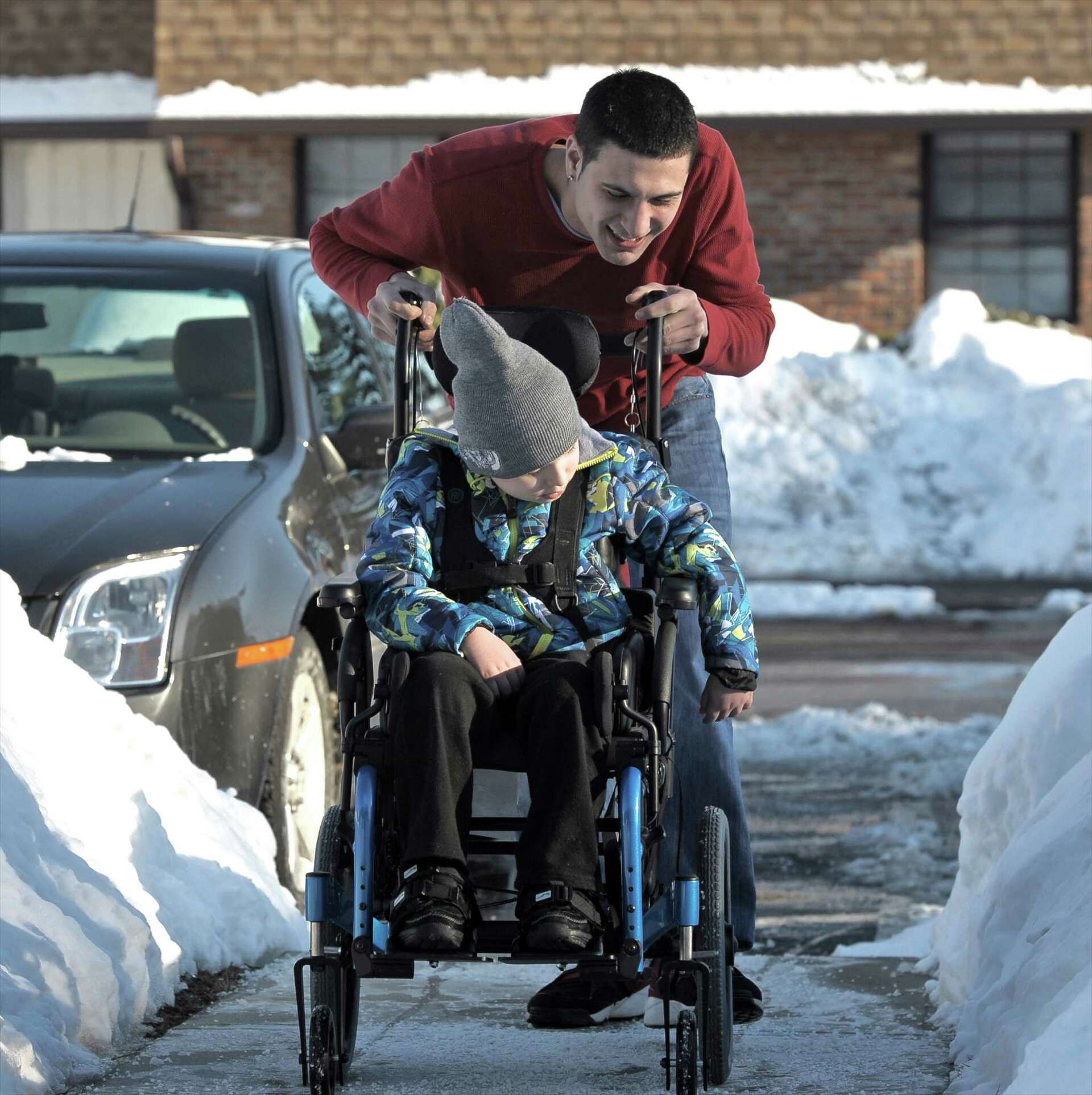 Video of Brookfield dad singing to disabled son goes viral