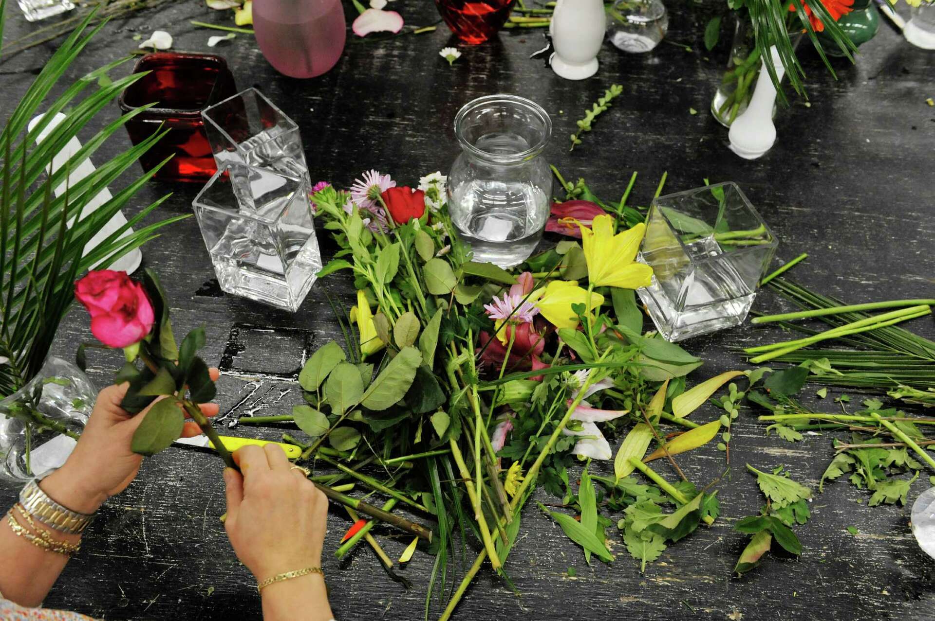 Photos: Hospice flowers brighten each day