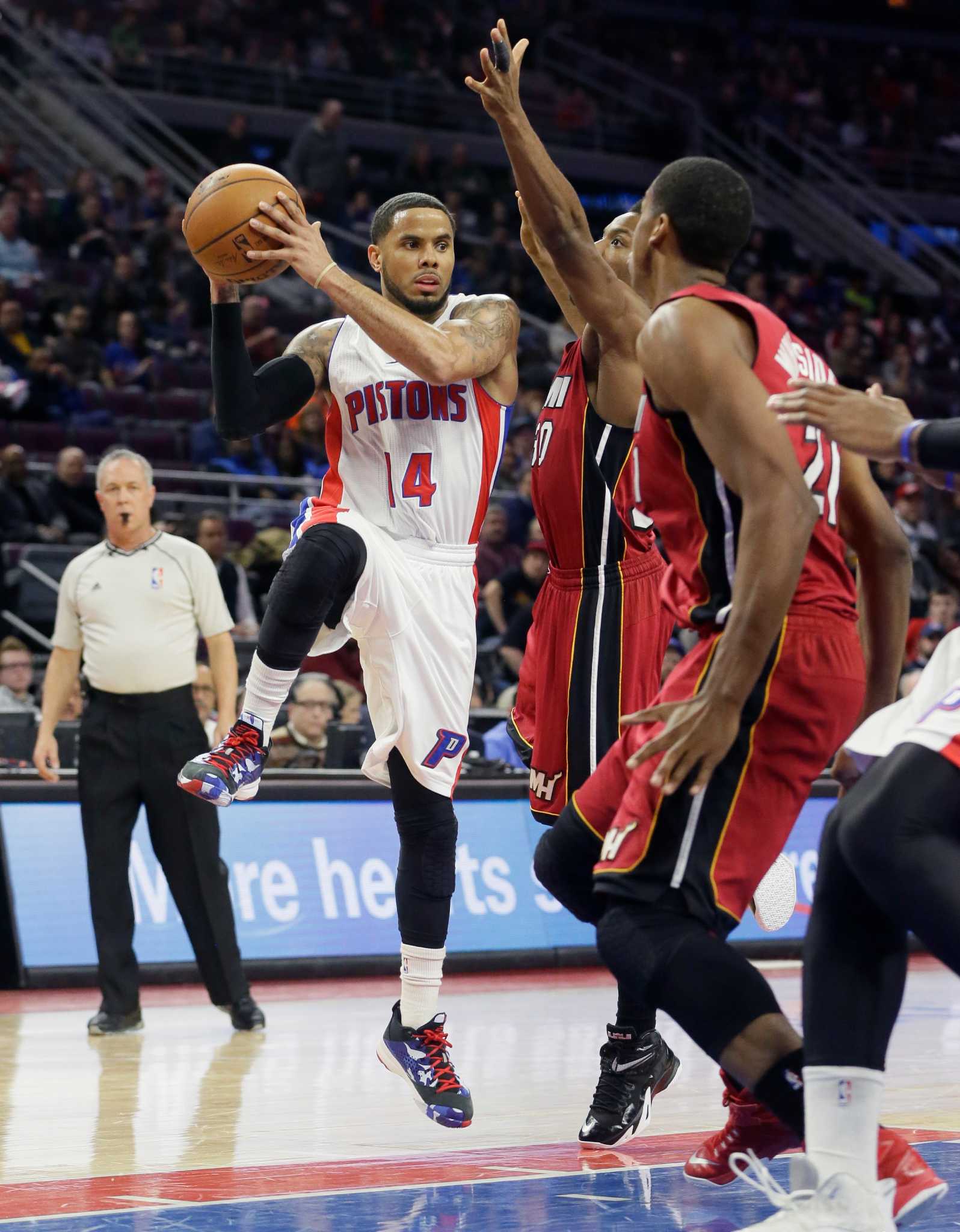 NBA: Augustin shines as Pistons pummel Heat