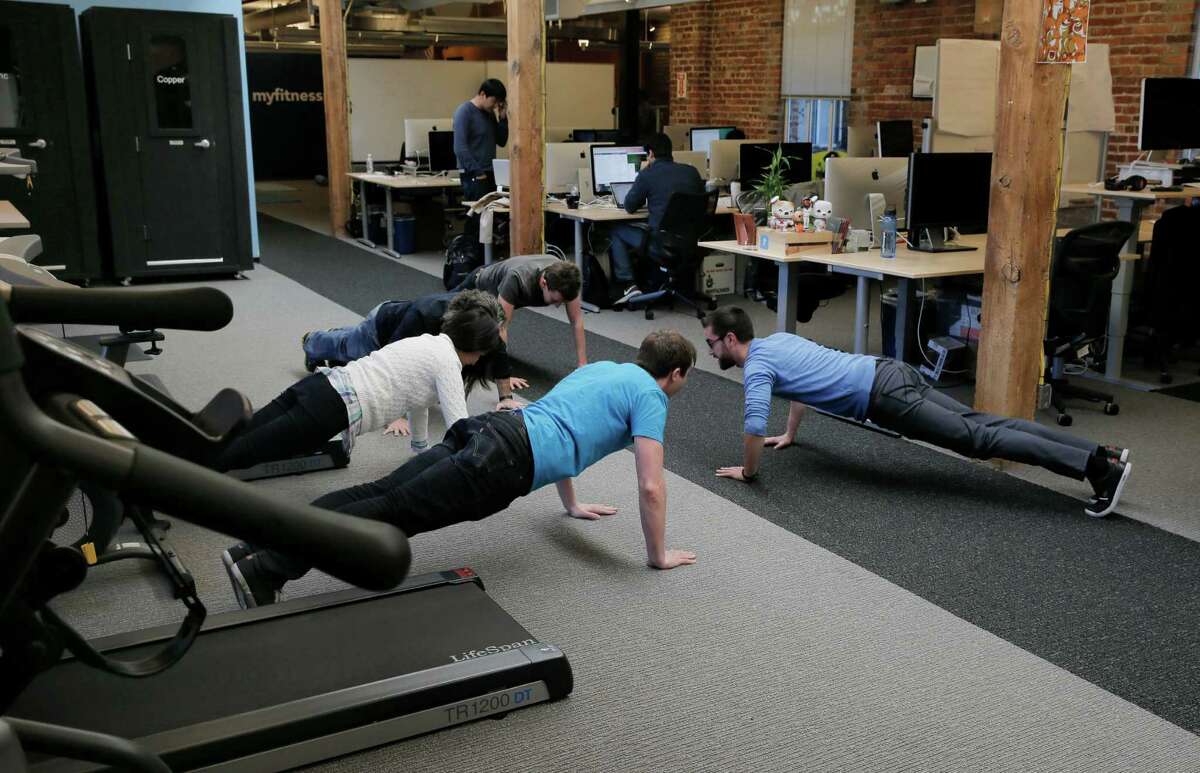 Office Space: MyFitnessPal workers work out in SoMa office