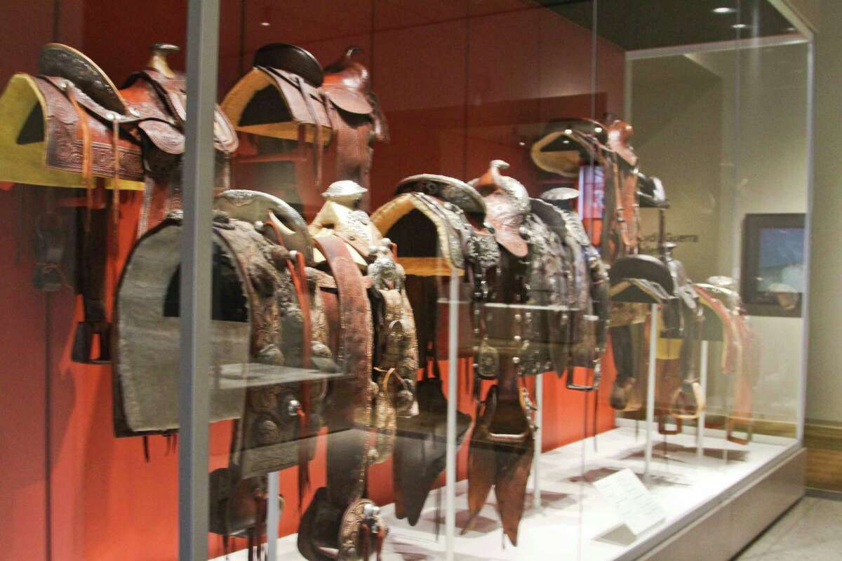 A look inside of the Briscoe Western Art Museum