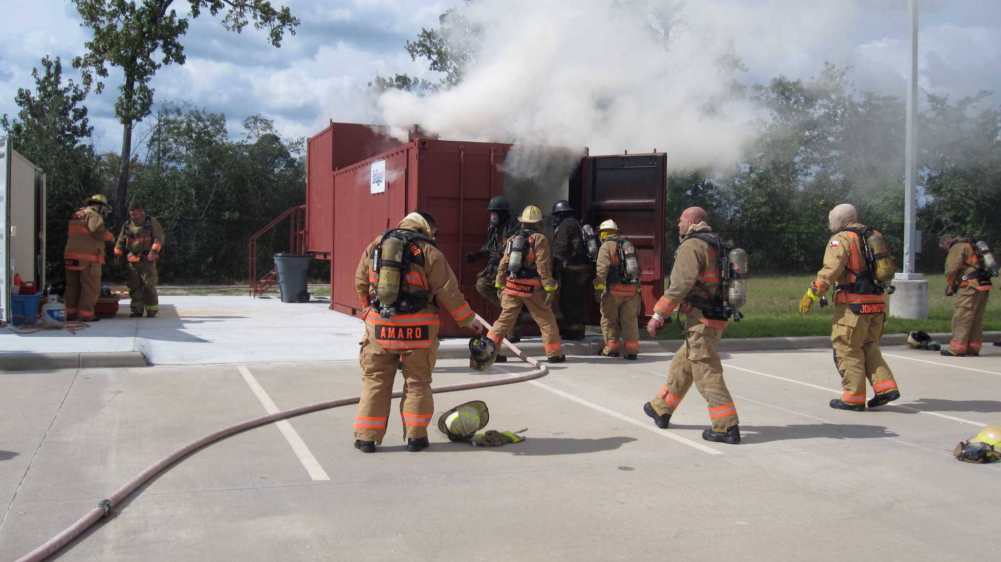 College expands its firefighter training in a flash