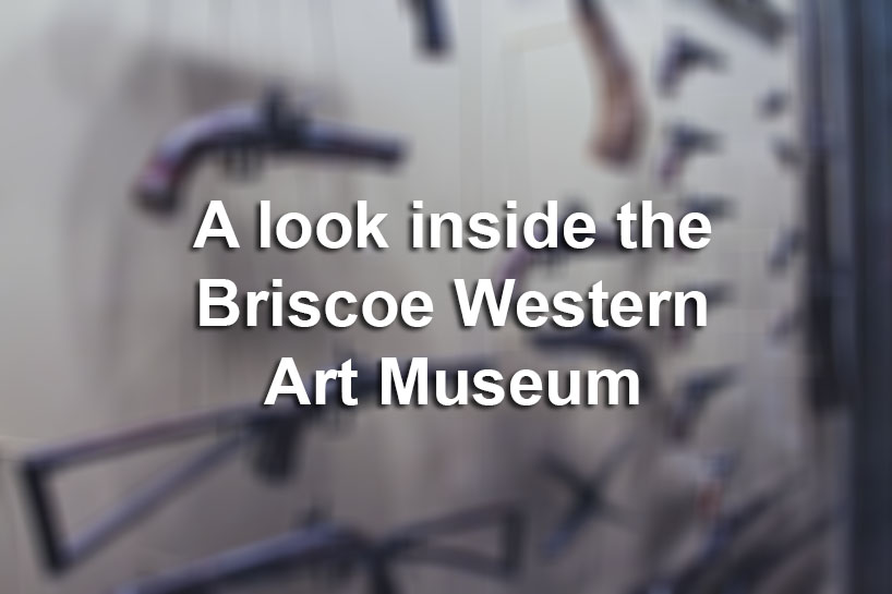 A look inside of the Briscoe Western Art Museum