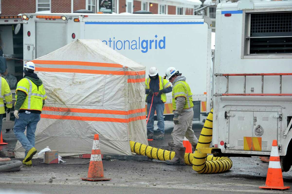 Photos: Gas line repairs