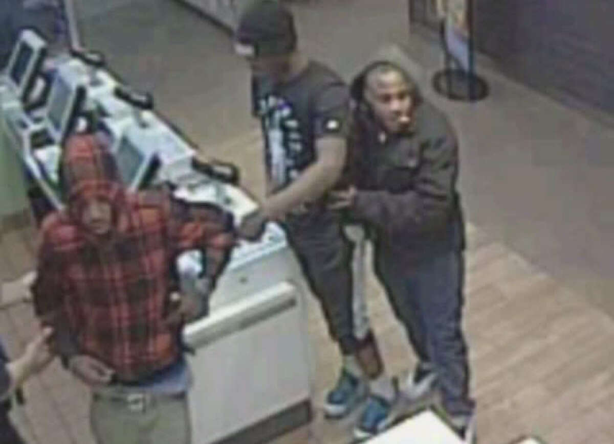 Houston fast-food robbery caught on tape