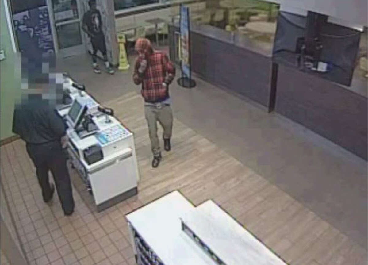 Houston fast-food robbery caught on tape