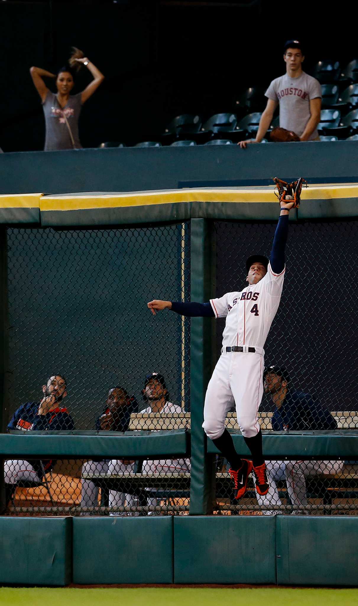 Astros' answer in center has 3 promising answers