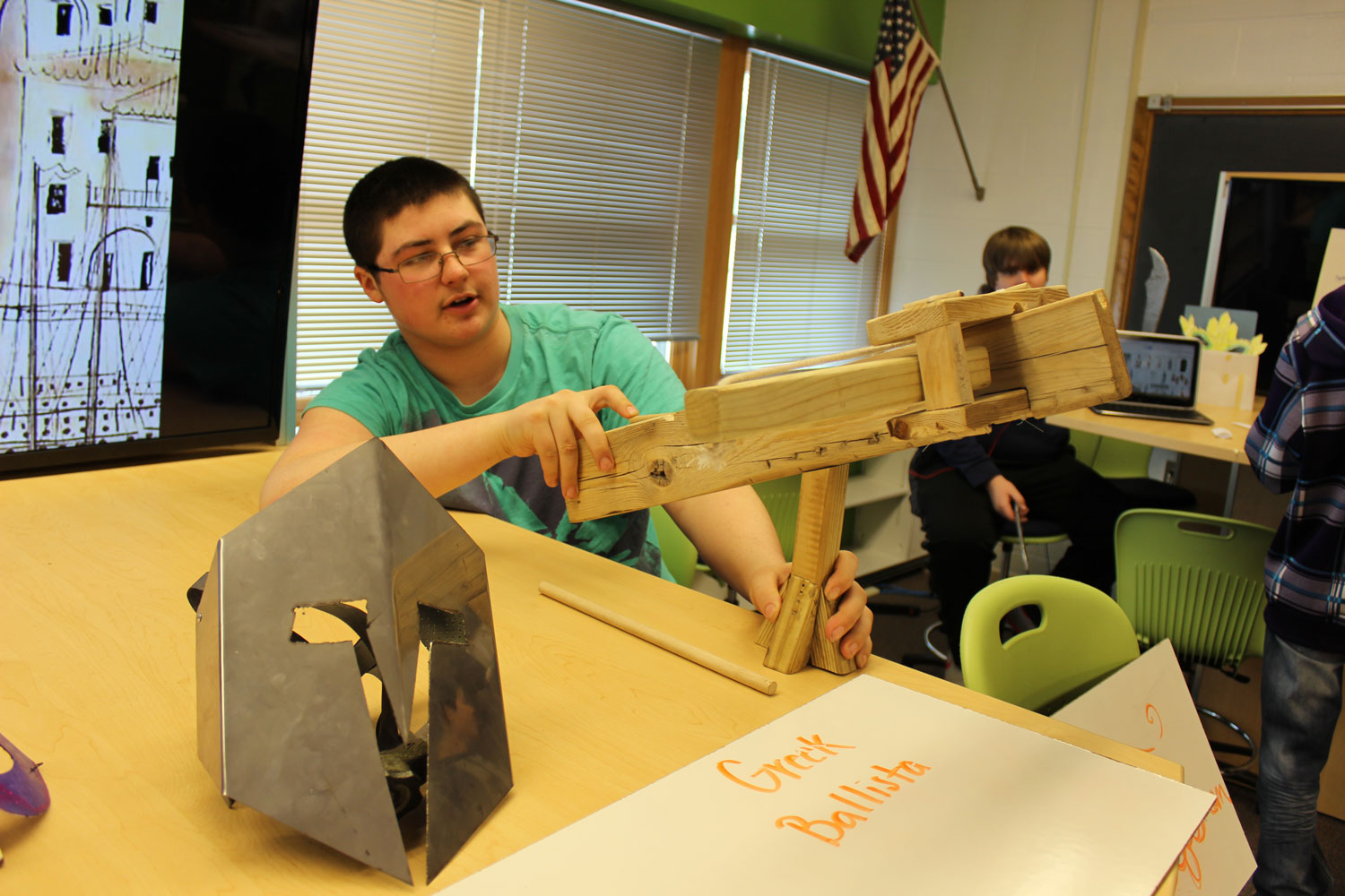 Ancient Greek Ballista Catapult