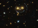 Hubble Telescope spots a 'smile' in space