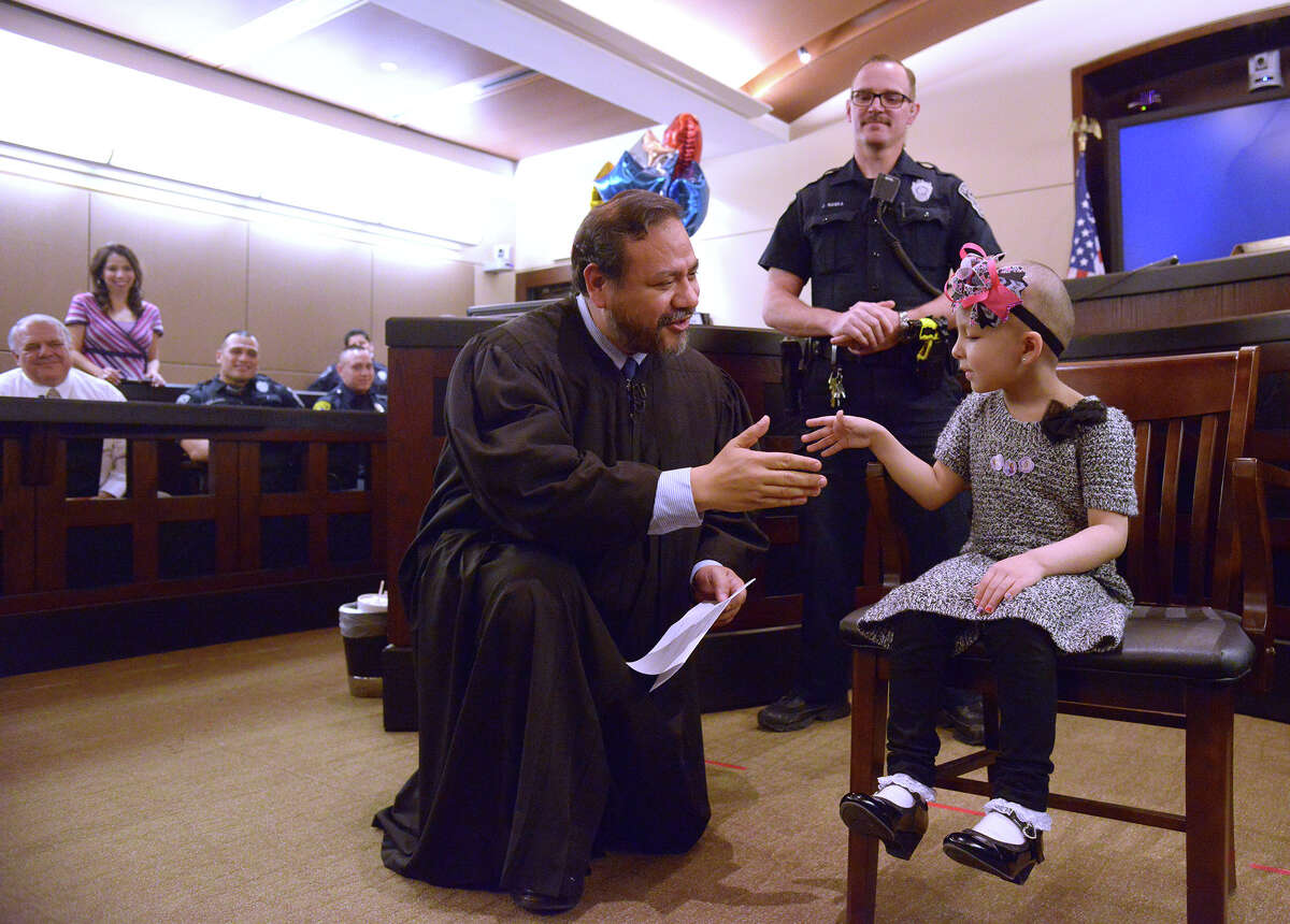 Bexar County’s newest deputy, 4, takes oath