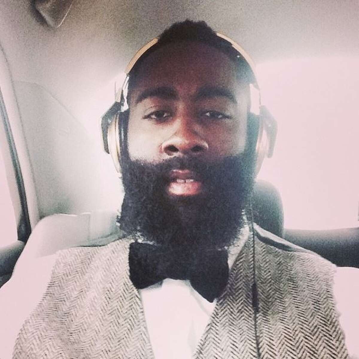 James Harden's fashion sense lands him in all-star style event