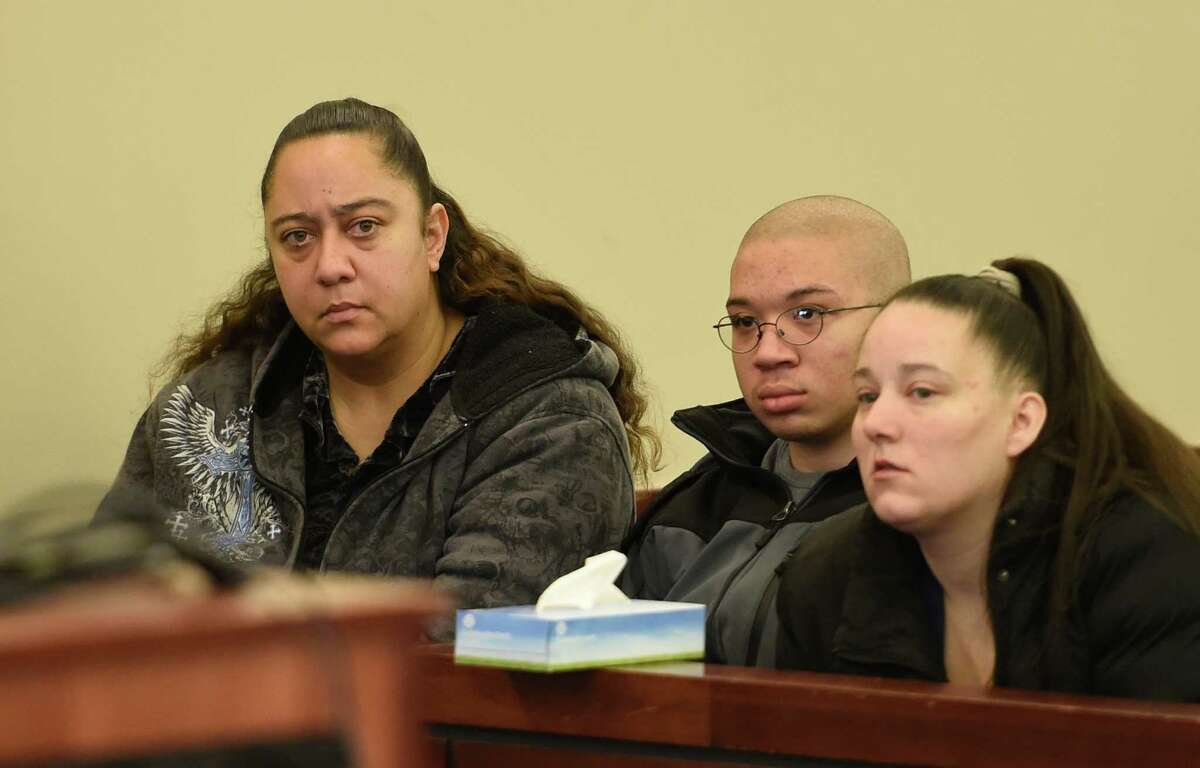 Not-guilty pleas in child's slaying