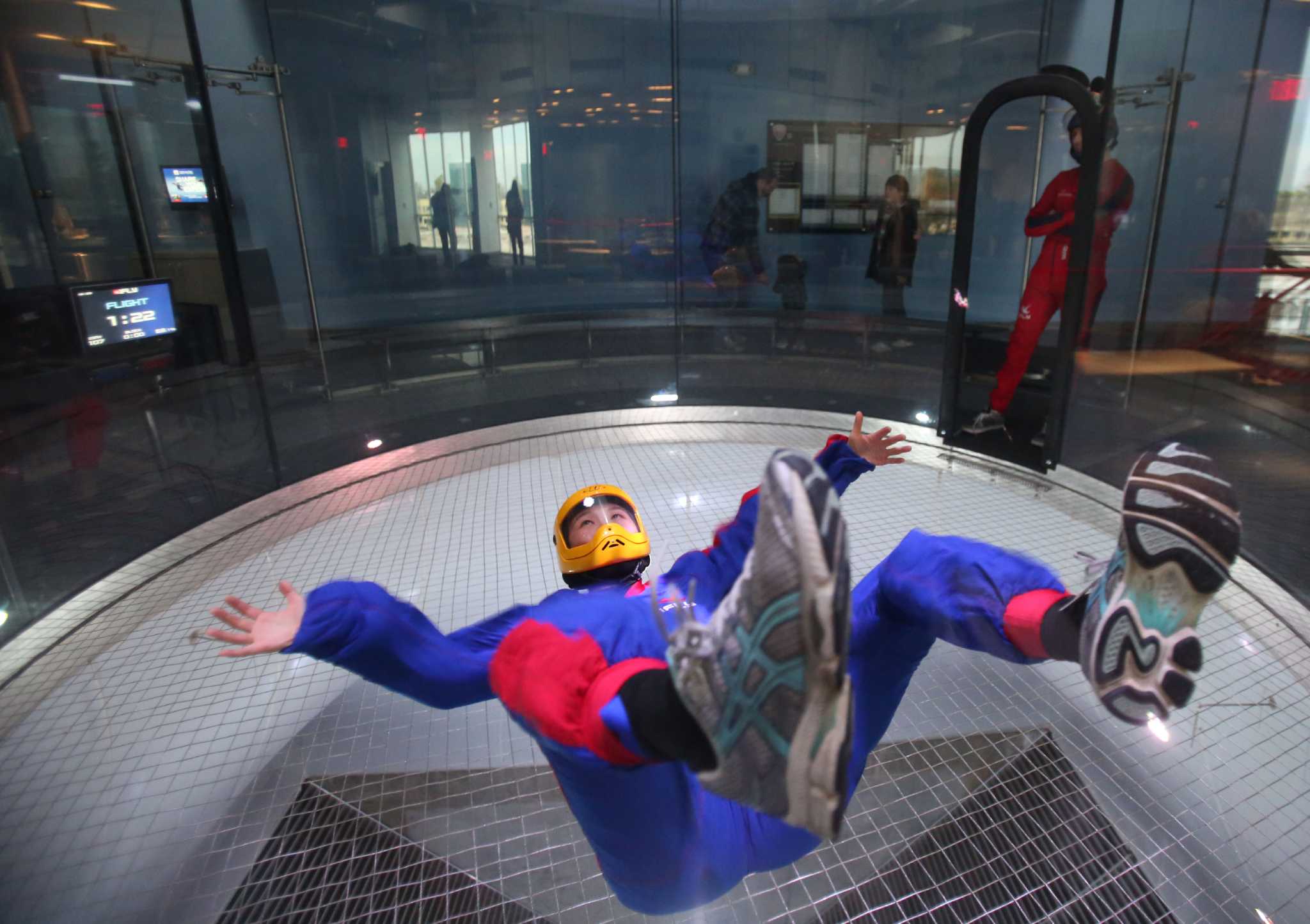 iFLY indoor skydiving facility offers free-falling fun