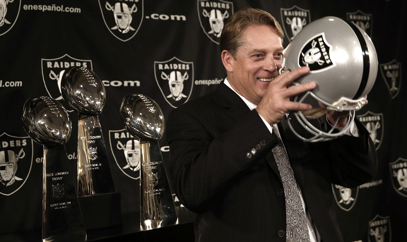 Raiders’ coach Del Rio identifying team’s roster needs