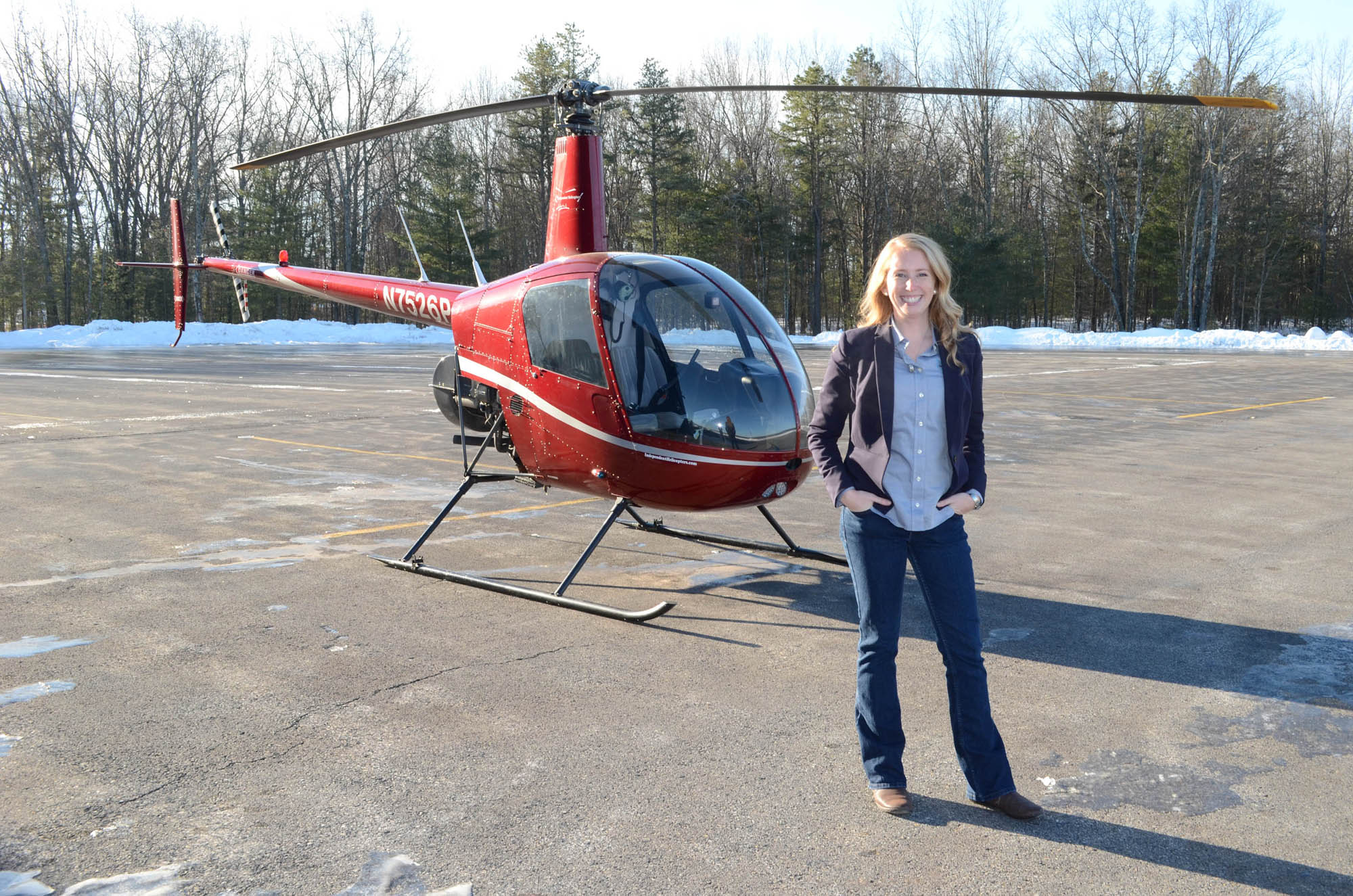 Heather Howley’s helicopter business is soaring