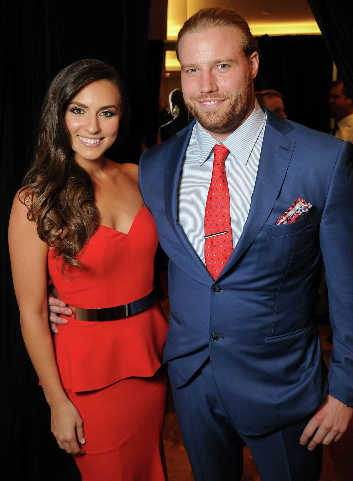 Texans players, power couples work runway at Tootsies