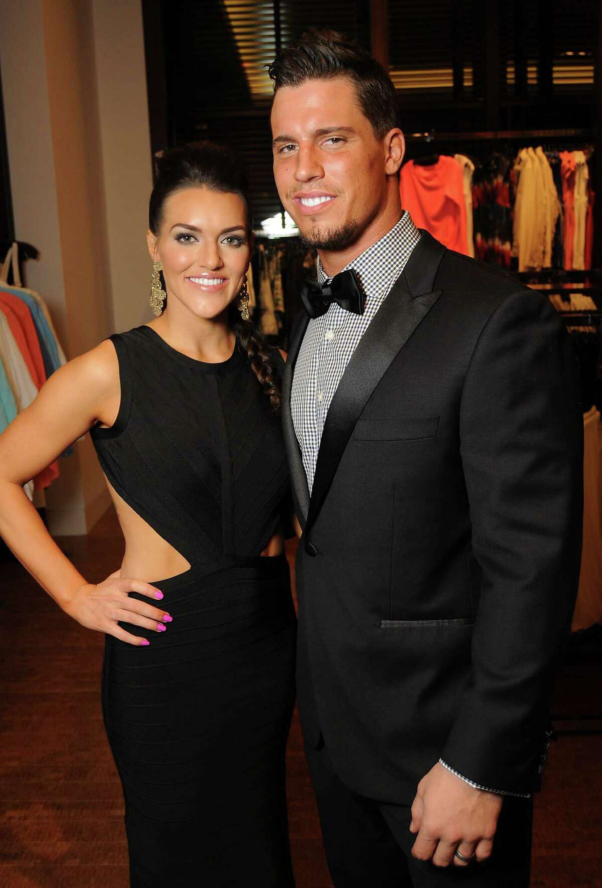 Texans players, power couples work runway at Tootsies