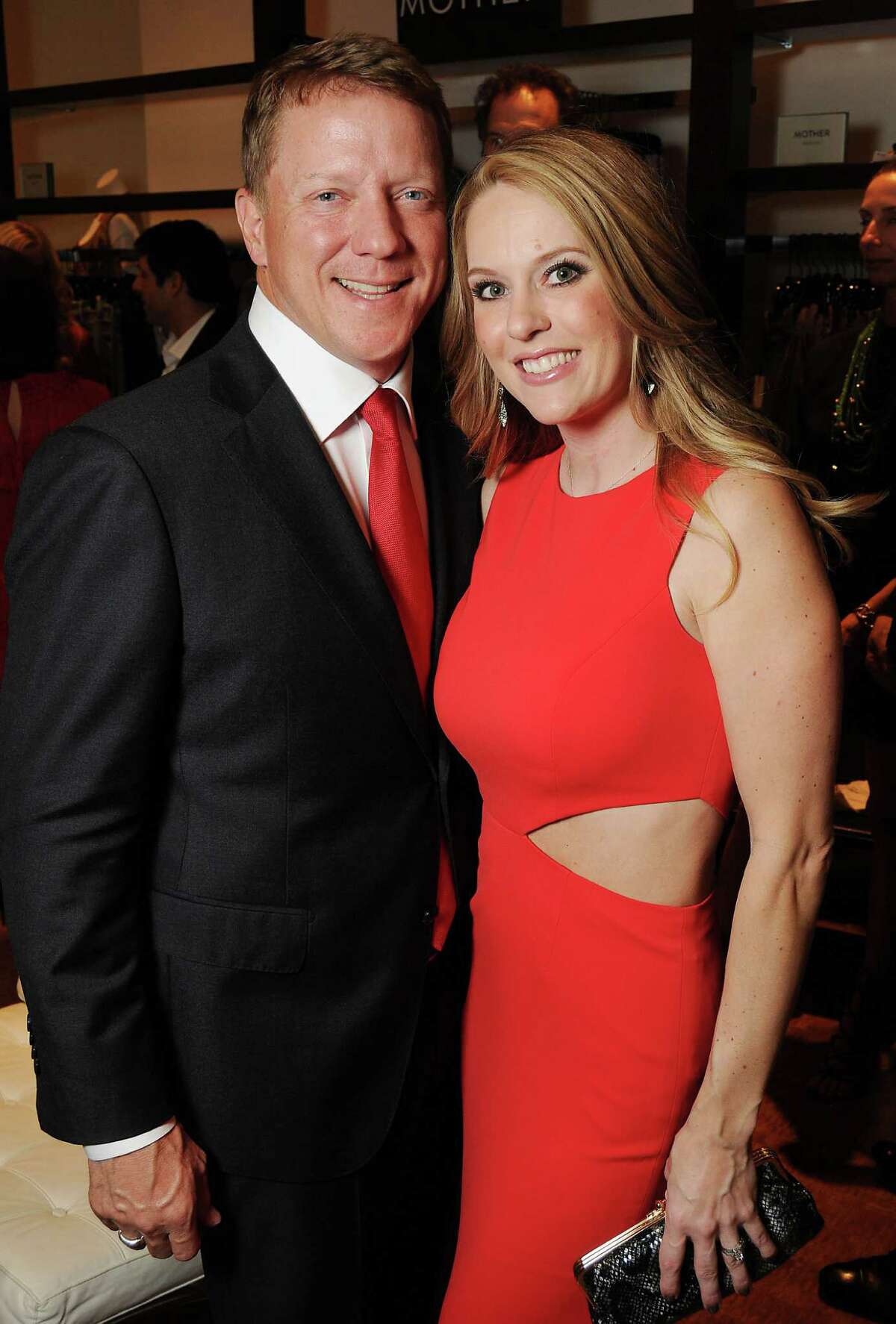 Texans players, power couples work runway at Tootsies