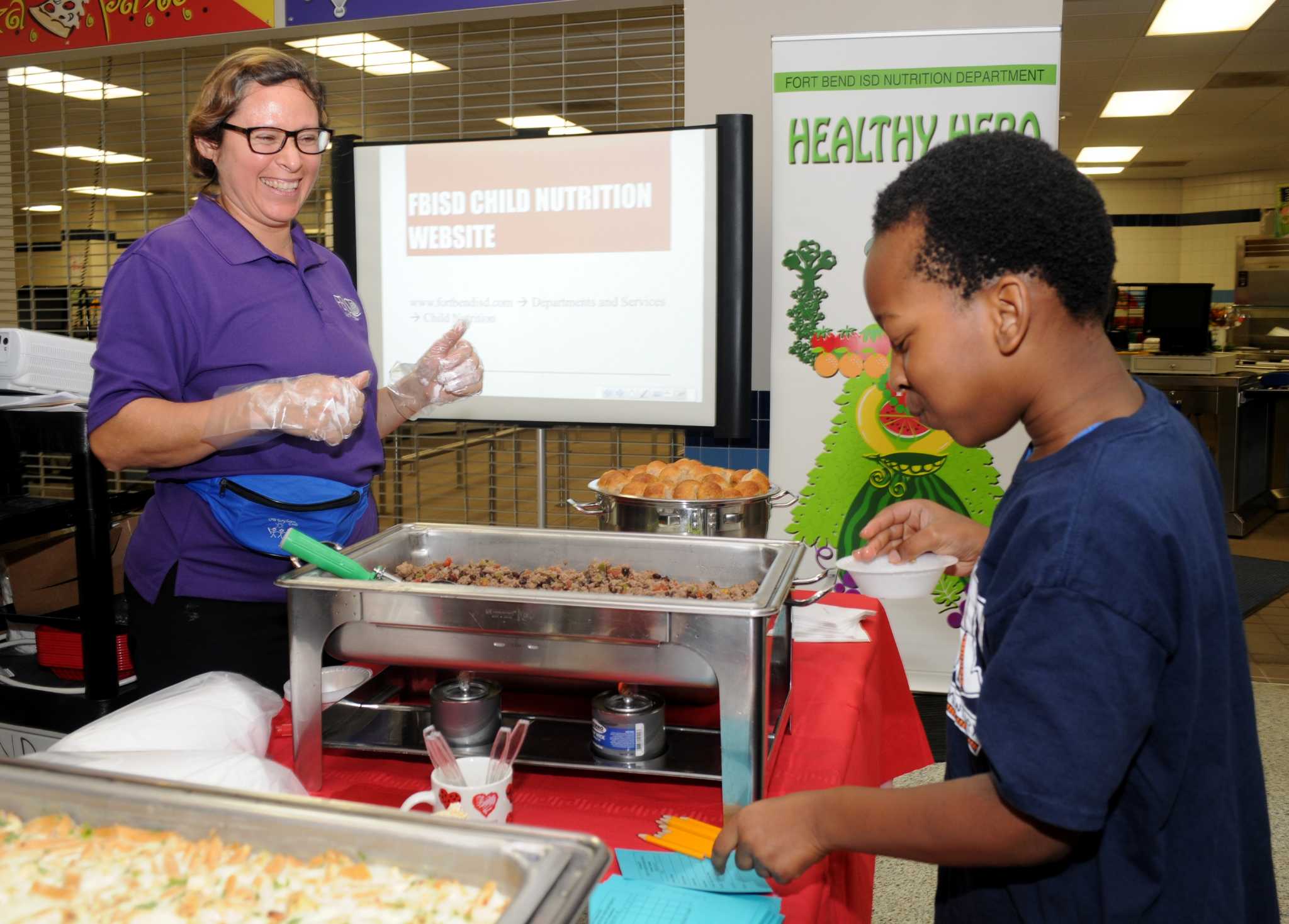 Students help to decide next year's menus in Fort Bend ISD