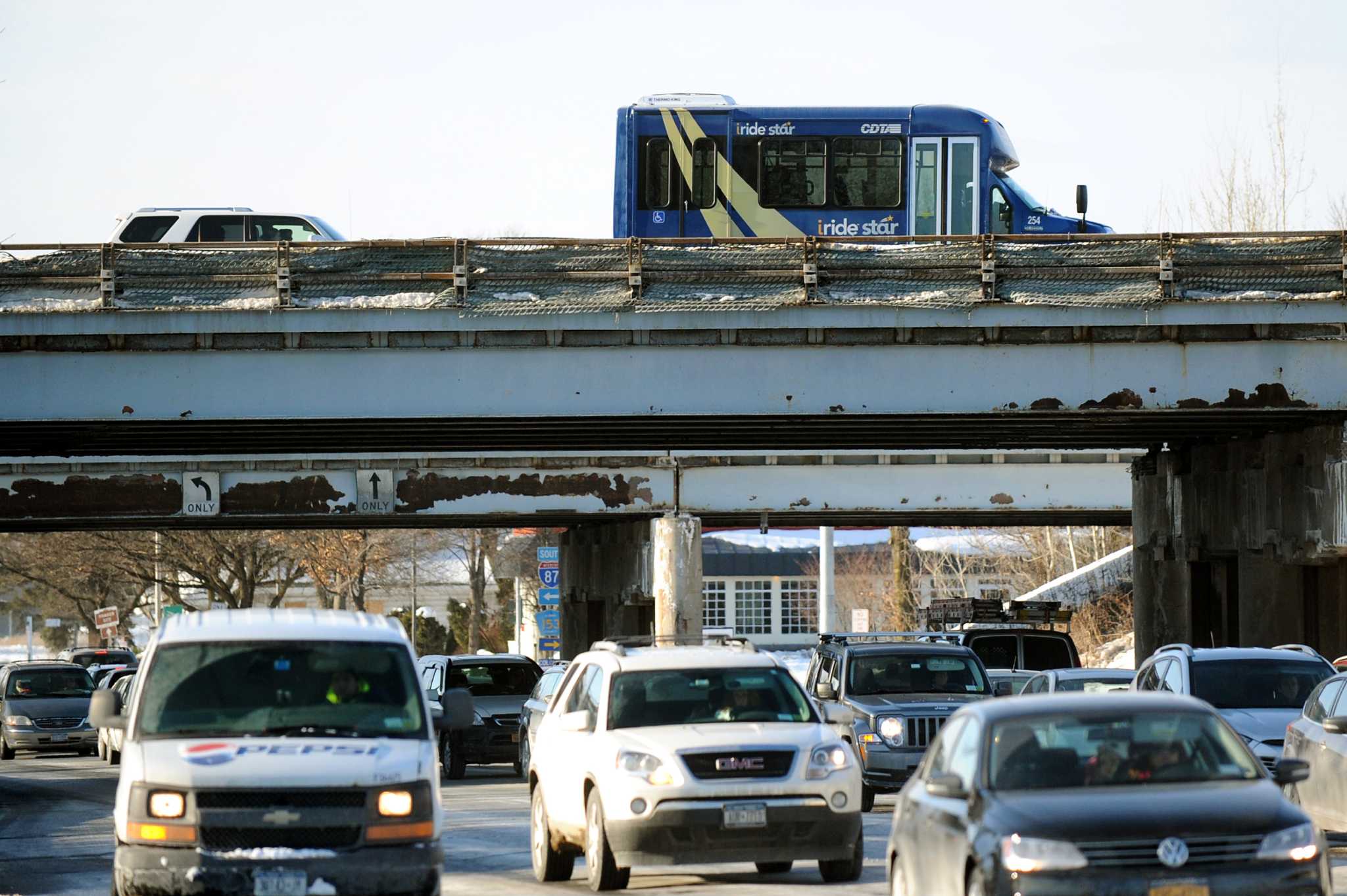 Northway Exit 4 bridge replacement work under way