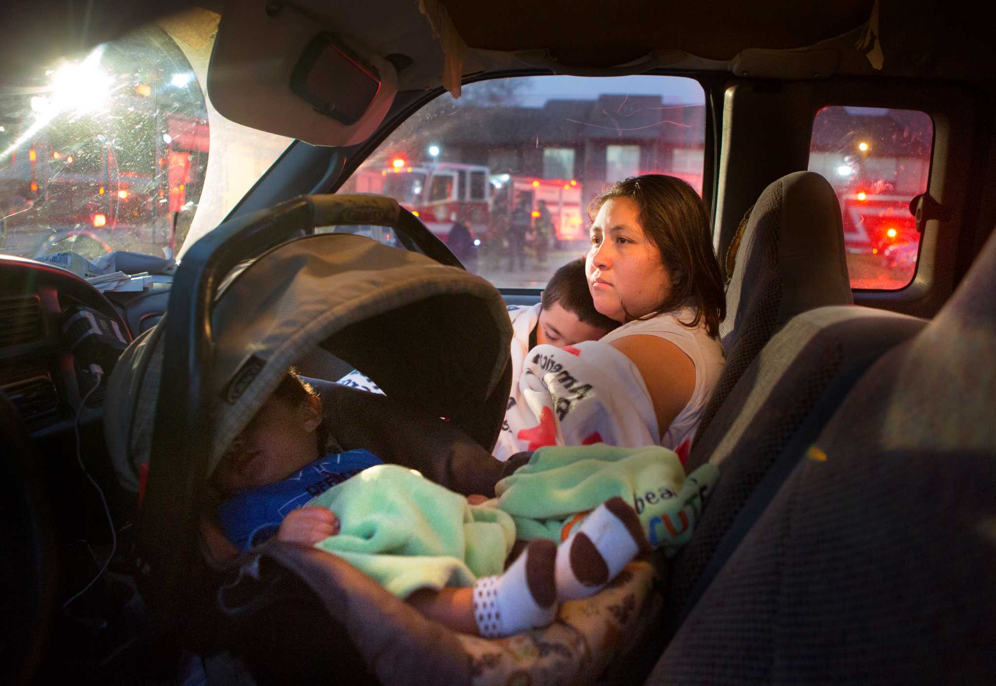 Man recounts battle to save three children from blaze