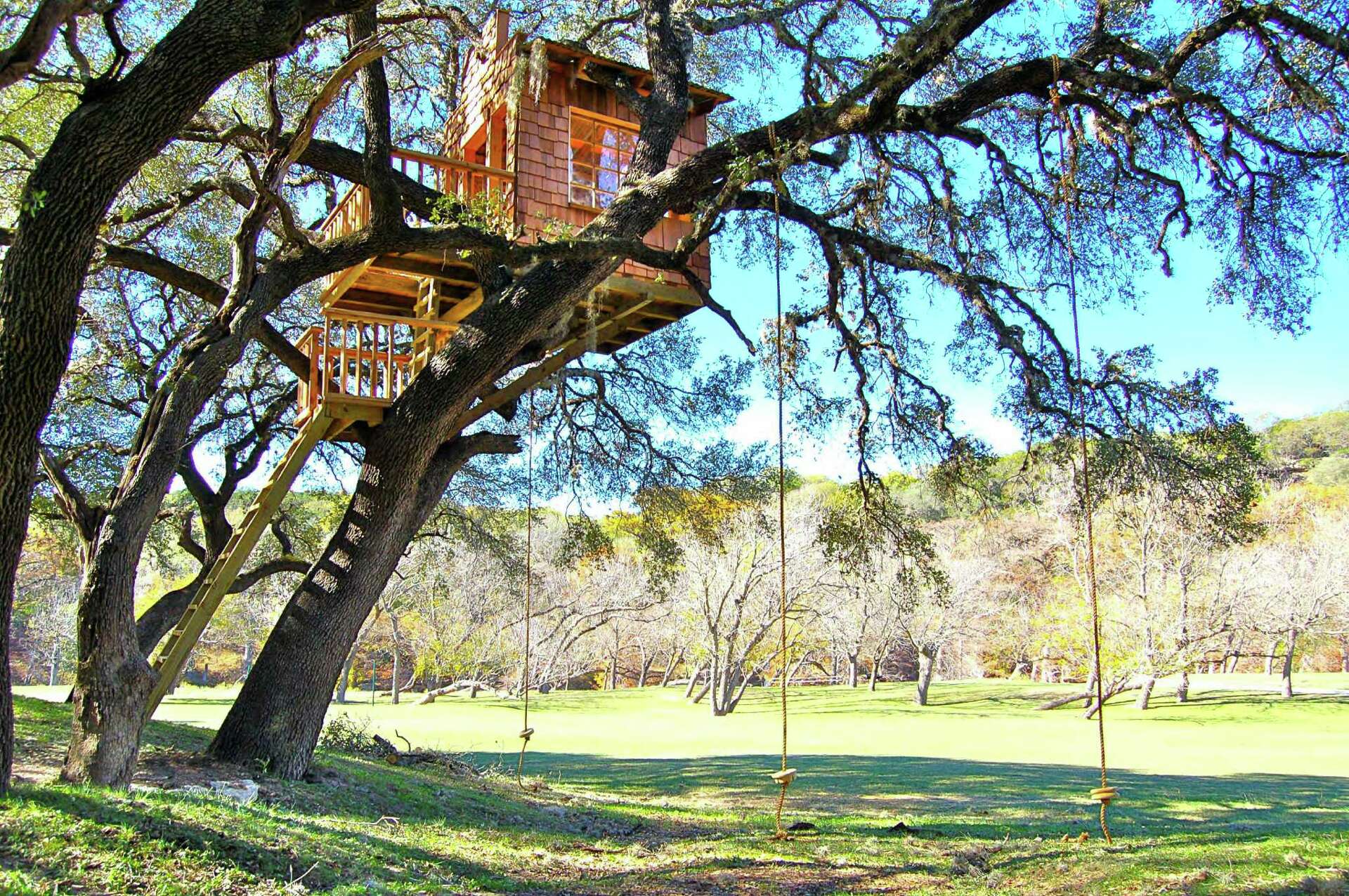 S.A. treehouse creator shares his work with the master