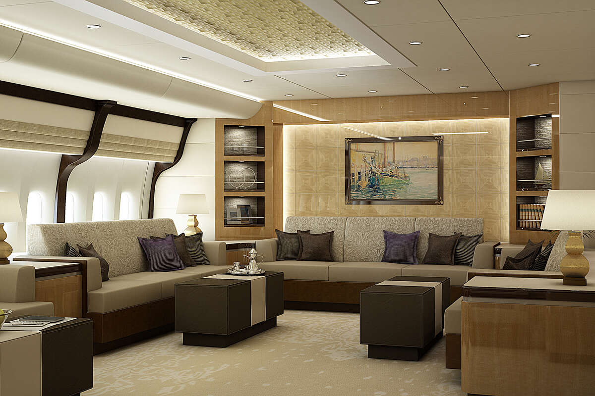 Check out a VIP Boeing 747-8