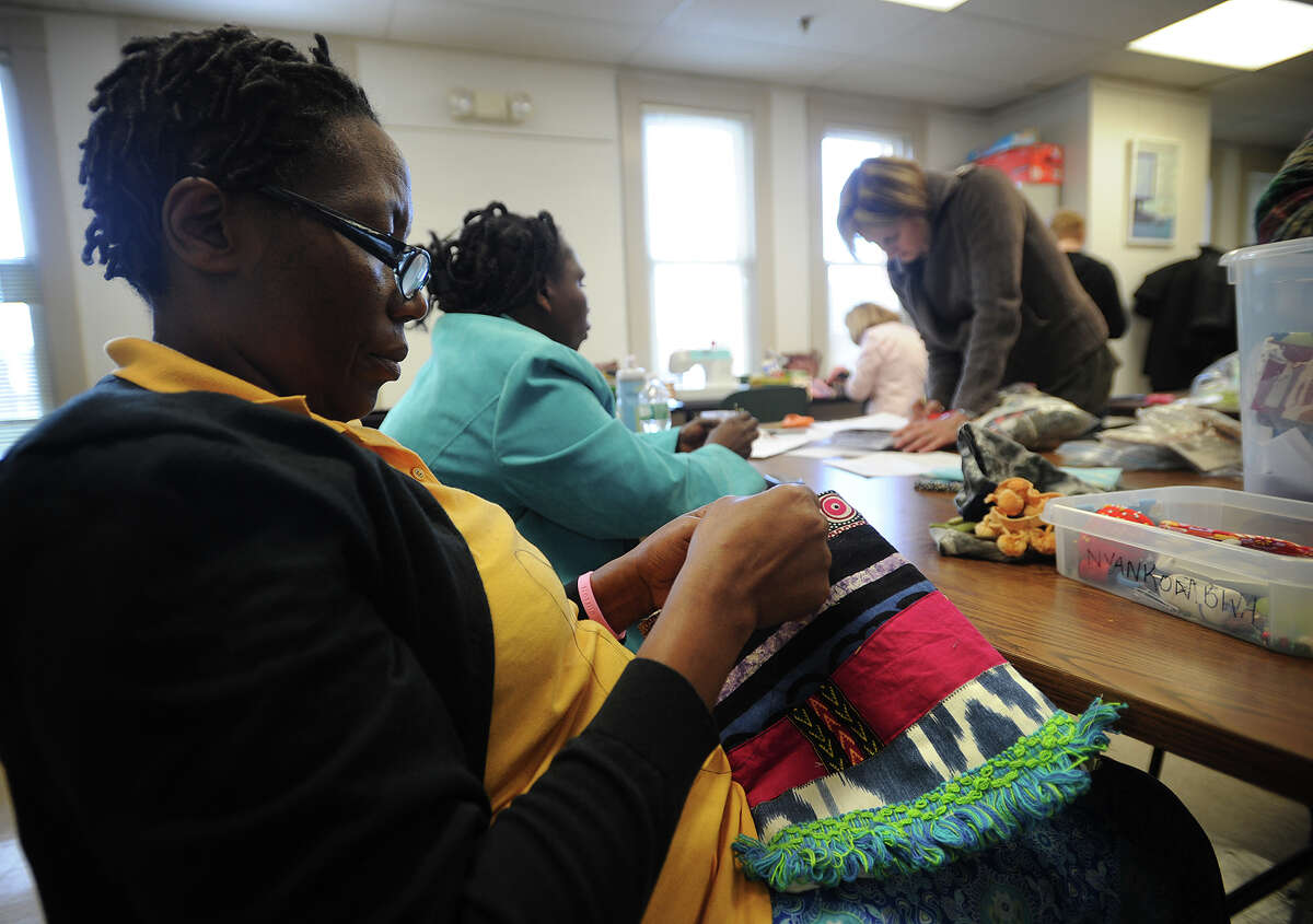 Refugee women stitch a brighter future