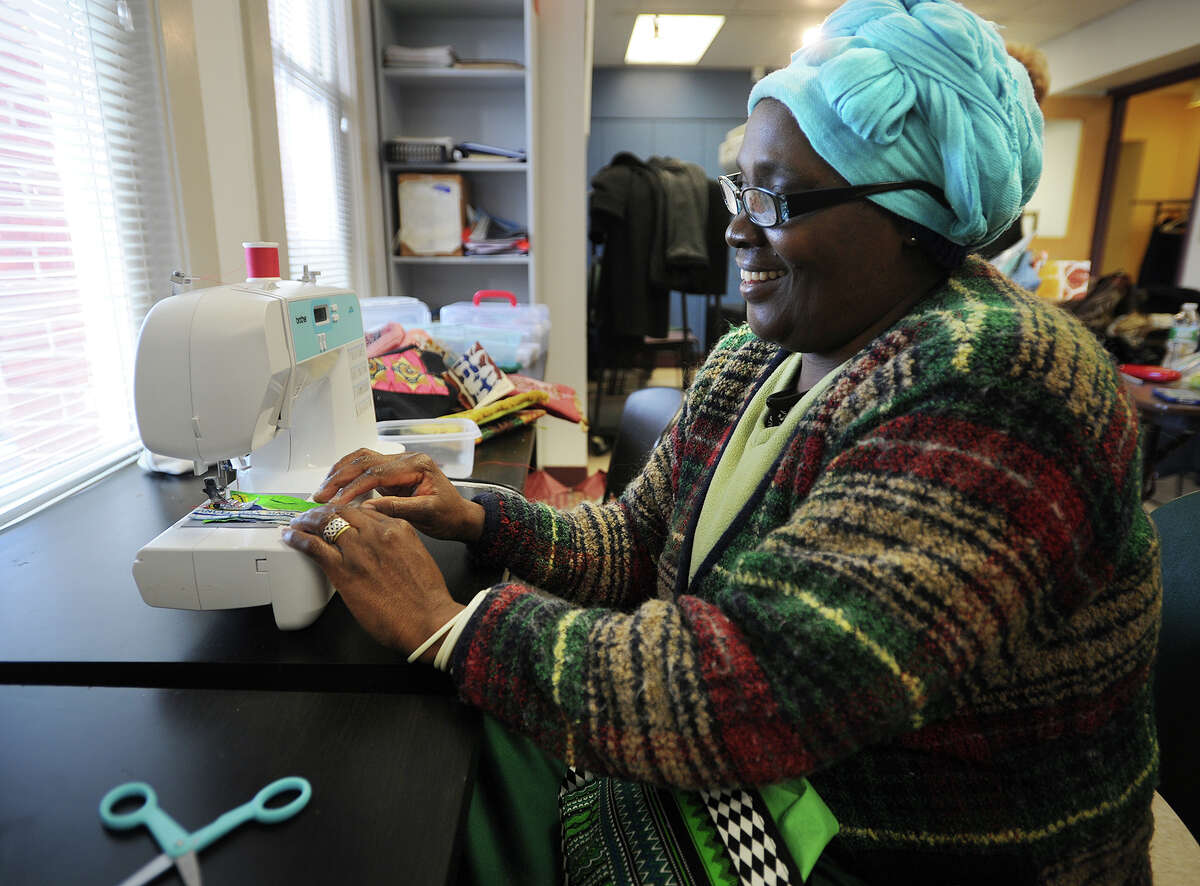Refugee women stitch a brighter future