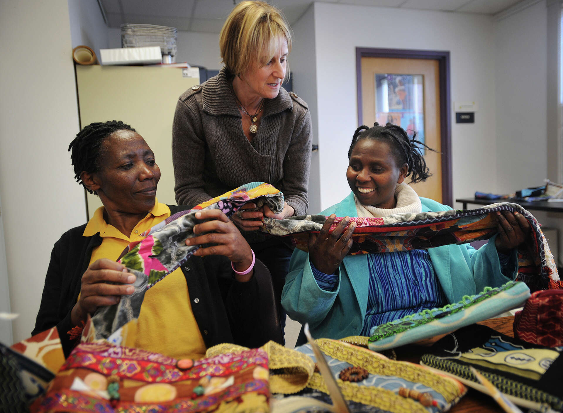 Refugee women stitch a brighter future