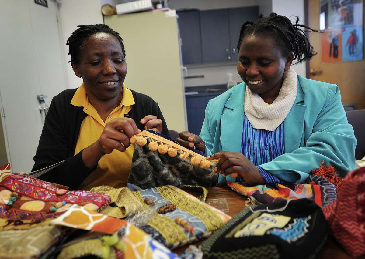 Refugee women stitch a brighter future