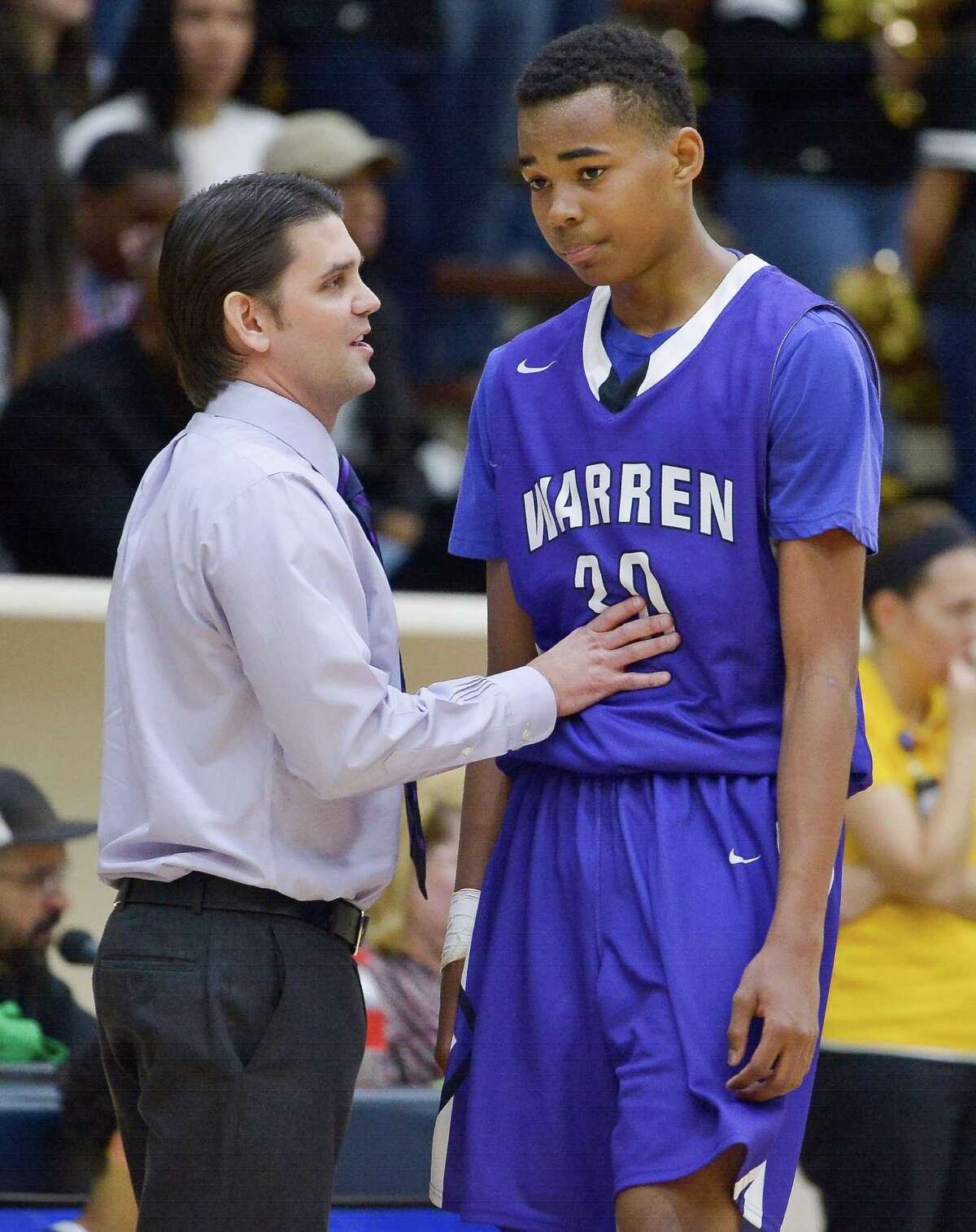 Sam Houston, Warren advance