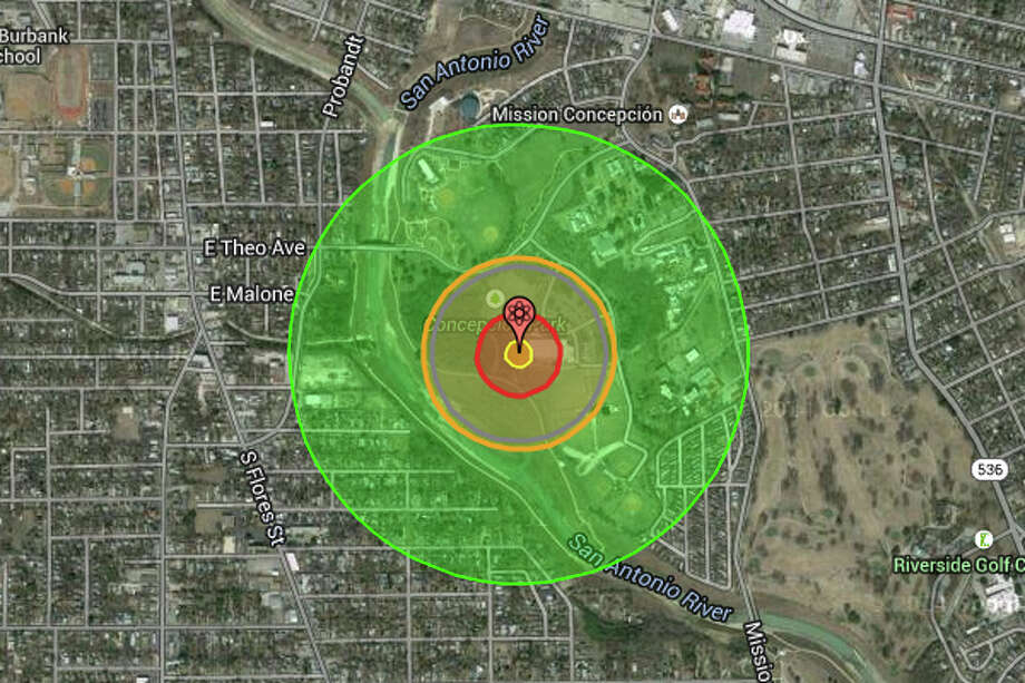 What if a nuclear weapon detonated in San Antonio? - San Antonio ...