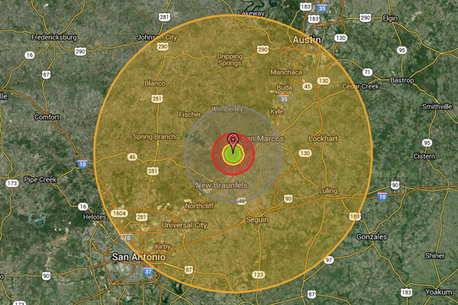 What if a nuclear weapon detonated in San Antonio? - San Antonio ...