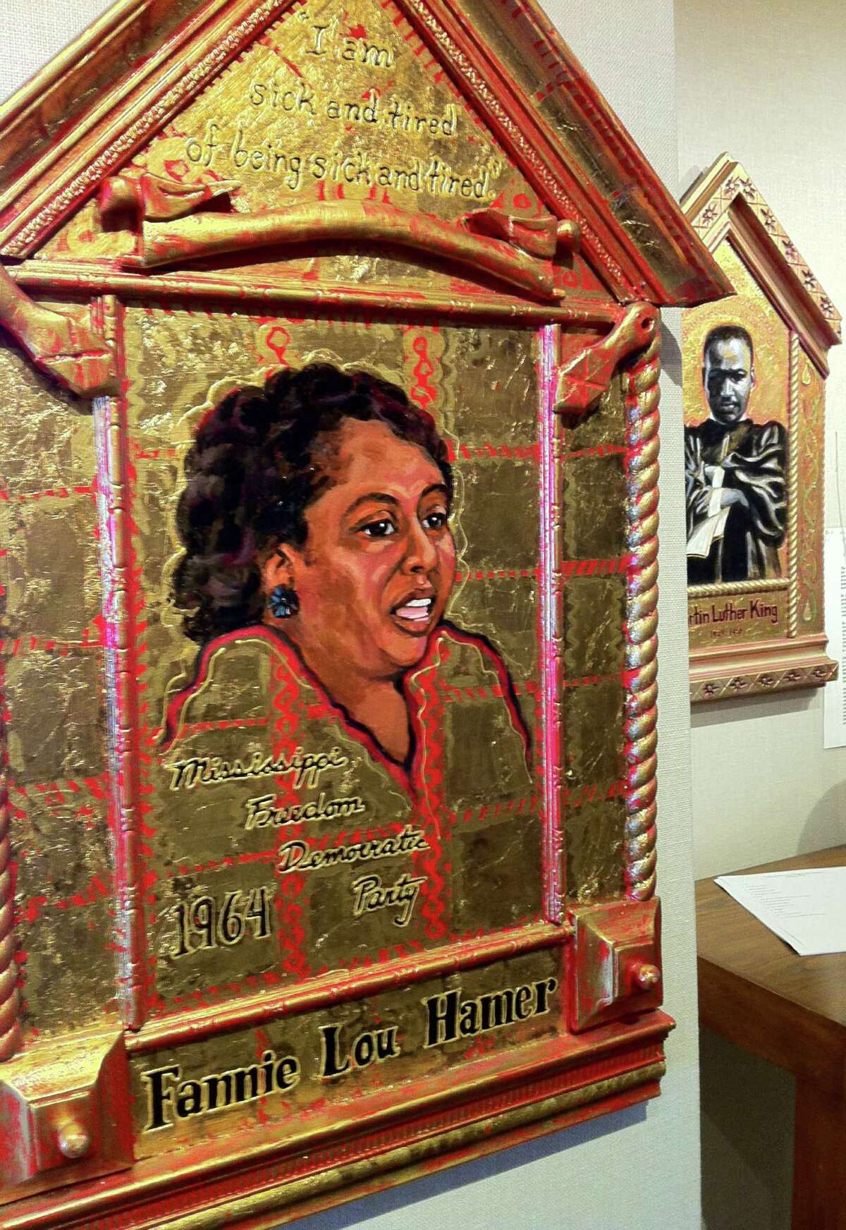 Iconic inspiration: Artist draws from the sacred to honor spirit of ...