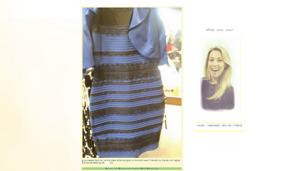 The color of this dress has confounded the Internet