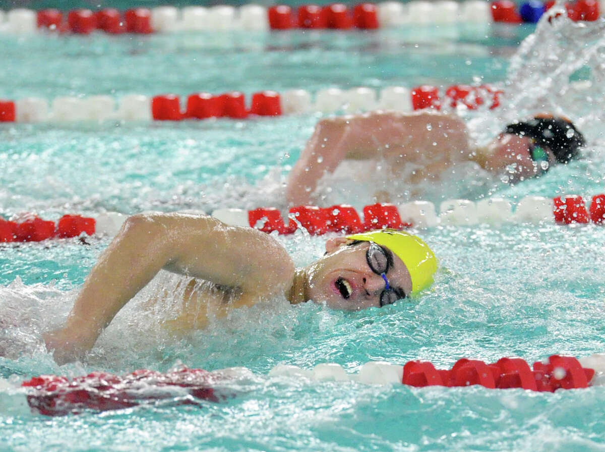 Greenwich retains FCIAC Boys Swim title