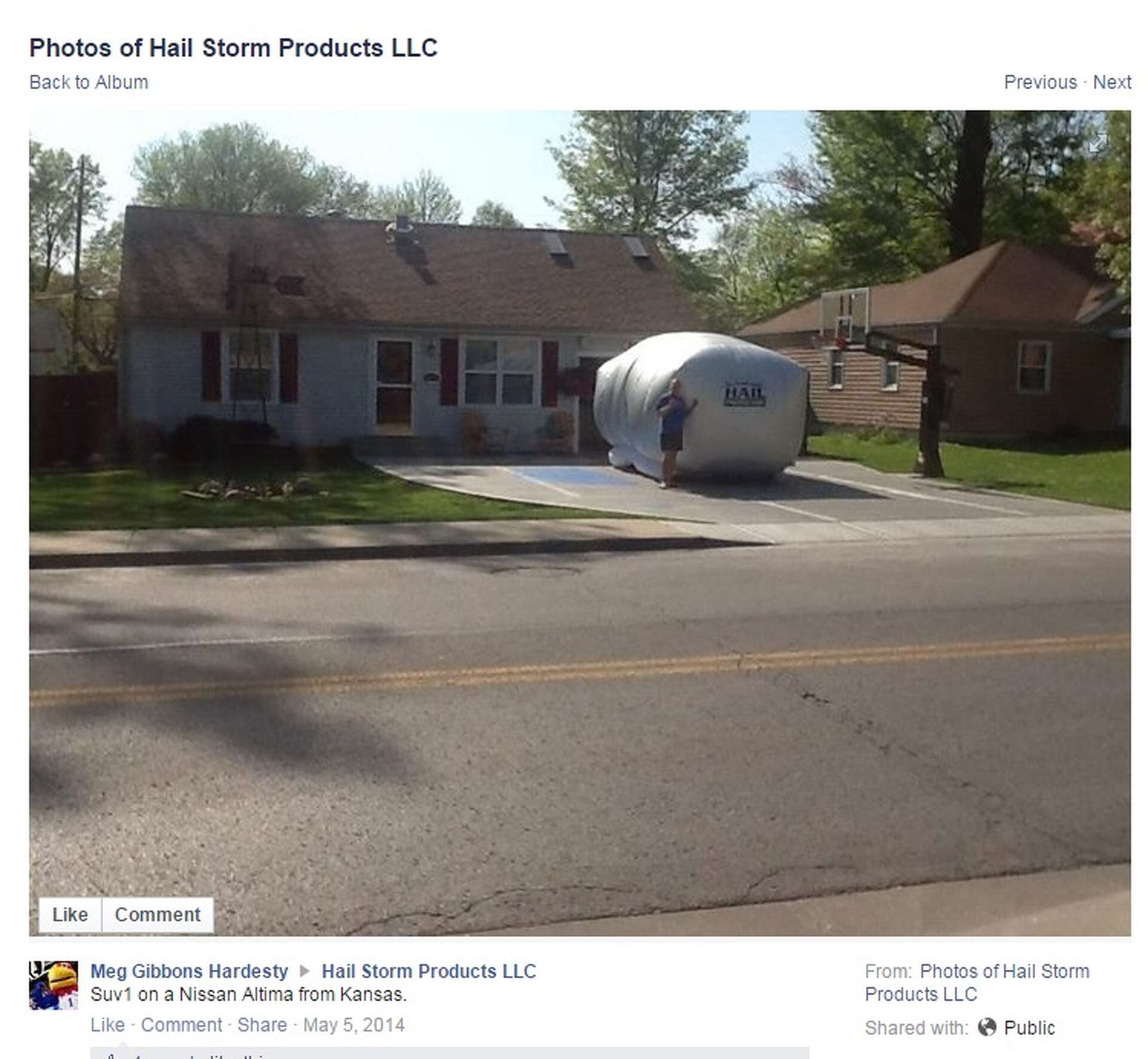 Texas man who invented inflatable hail protection gadget says business ...