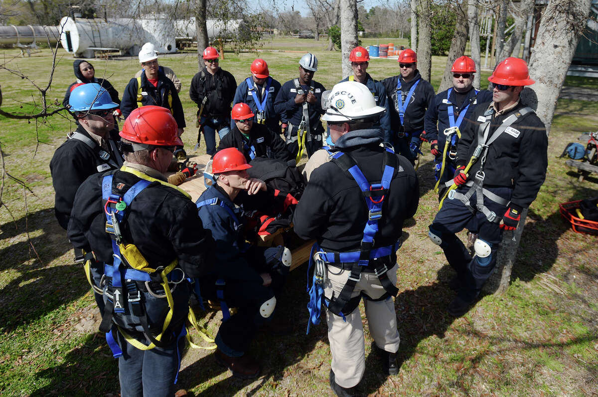 Area plant workers hone rescue skills